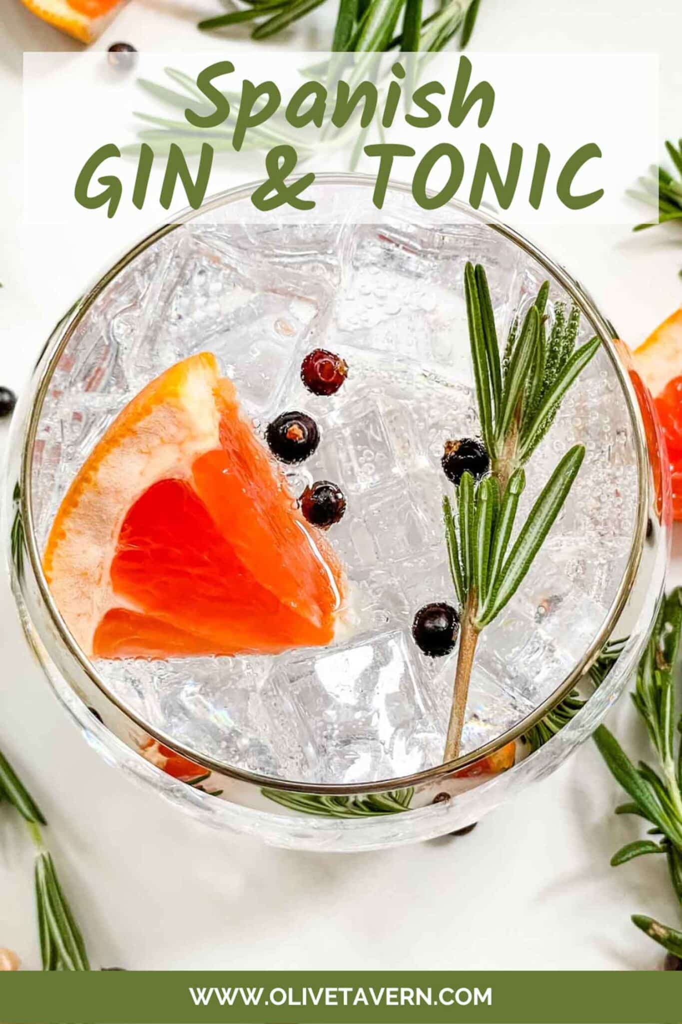 Barca Spanish Gin and Tonic - olivetavern.com