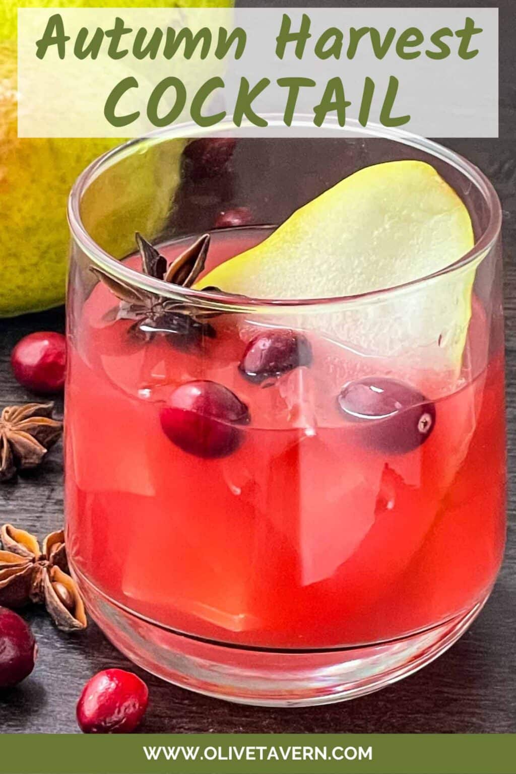 Autumn Harvest Cocktail - olivetavern.com