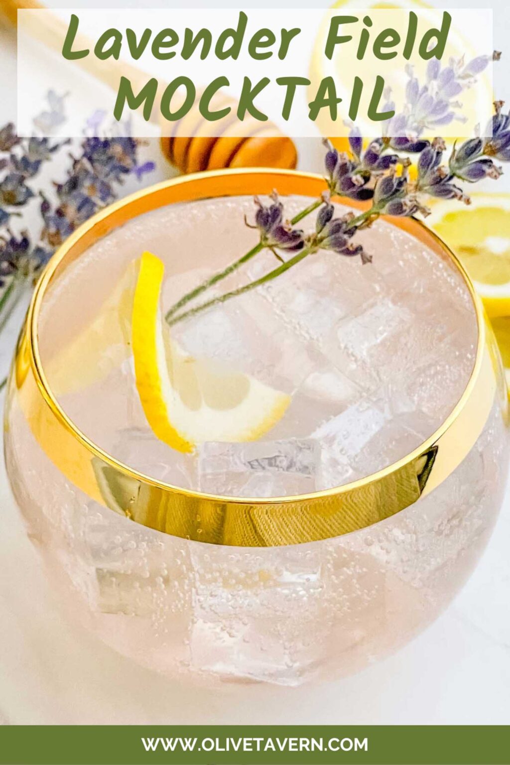 Lavender Field Mocktail - olivetavern.com