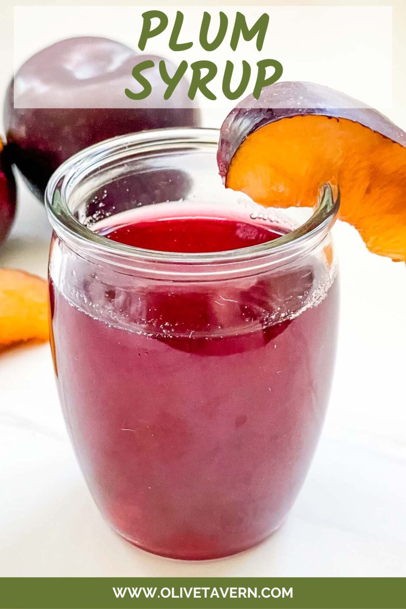 Plum Simple Syrup - olivetavern.com