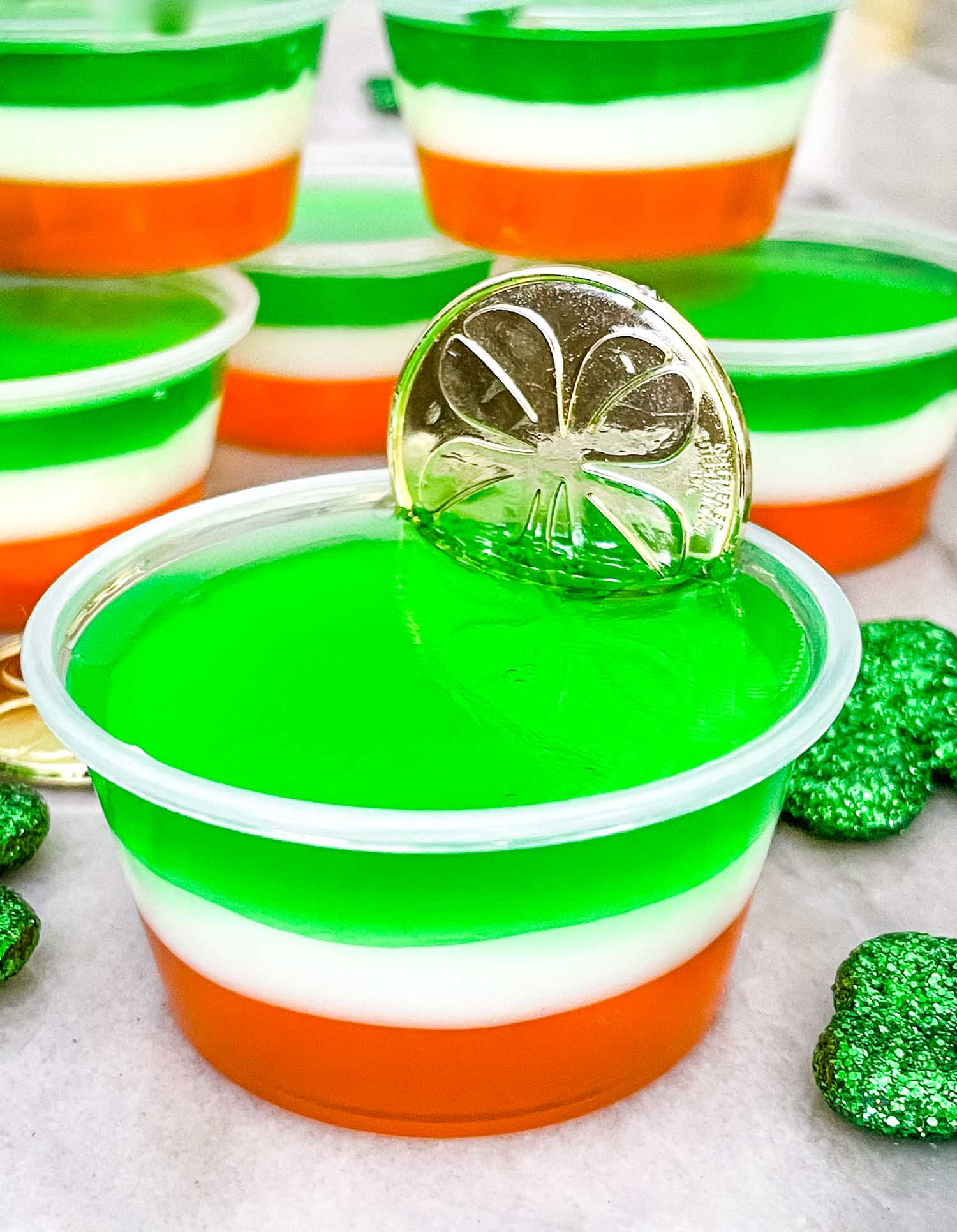 St Patrick's Day Jello Shots - olivetavern.com