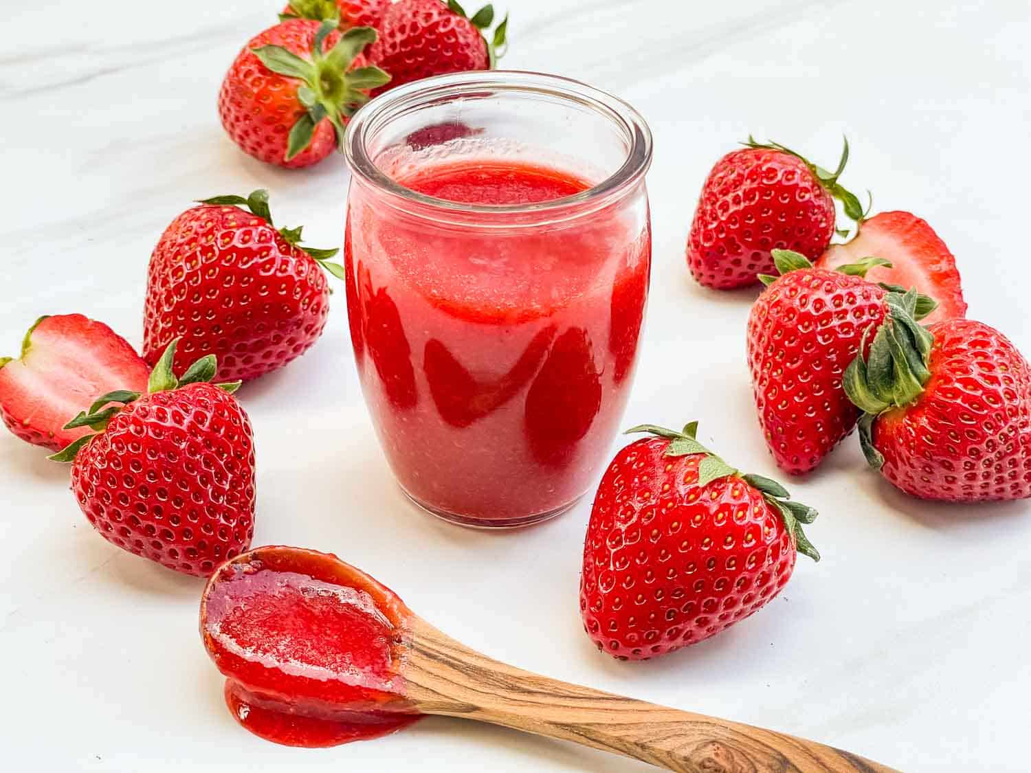 Homemade Strawberry Puree - olivetavern.com