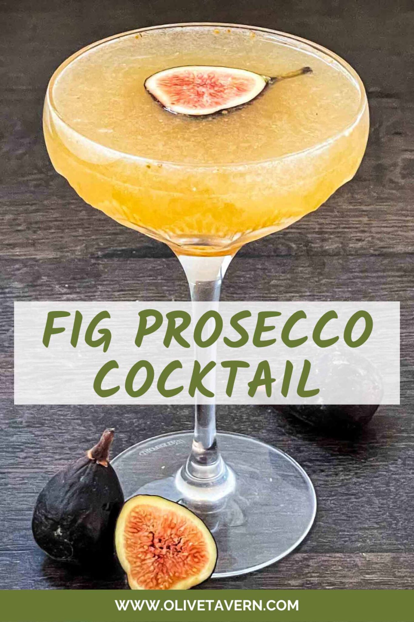 Fig Prosecco Cocktail - olivetavern.com