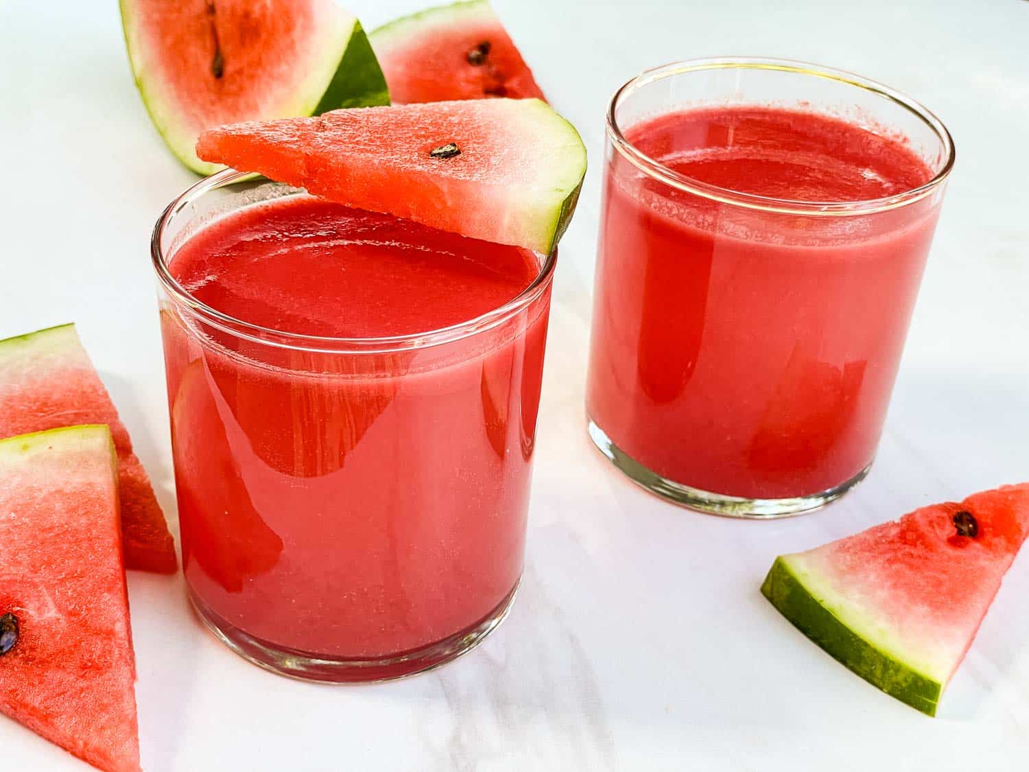 How to Make Watermelon Puree for Drinks - olivetavern.com